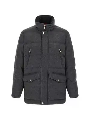 Brunello Cucinelli Quilted Wool Parka
