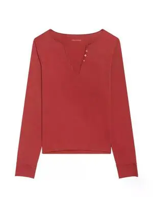 Zadig&Voltaire Strass-embellished Long-sleeve T-shirt