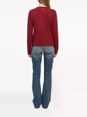 Zadig&Voltaire Strass-embellished Long-sleeve T-shirt