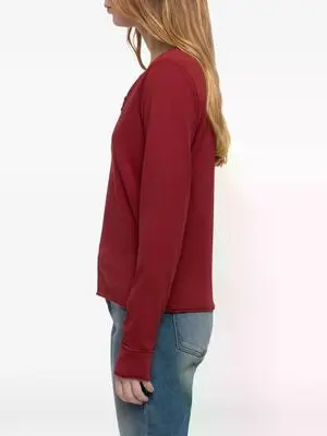 Zadig&Voltaire Strass-embellished Long-sleeve T-shirt