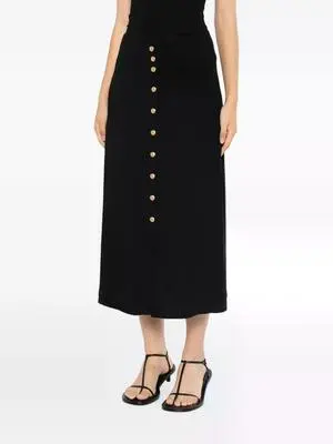 AGNES B. Flared Snap Skirt
