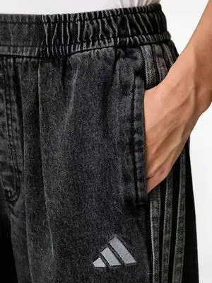 Adidas Stadium Washed Denim Loose Jeans