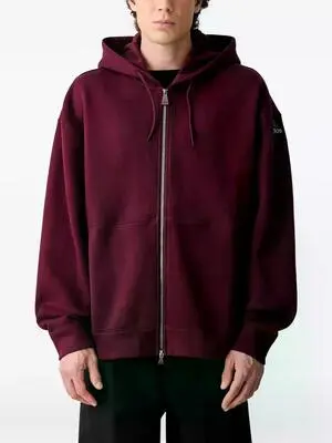 Adidas Logo-patch Hoodie - Red