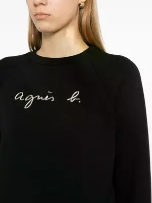 AGNES B. Logo-print Sweater