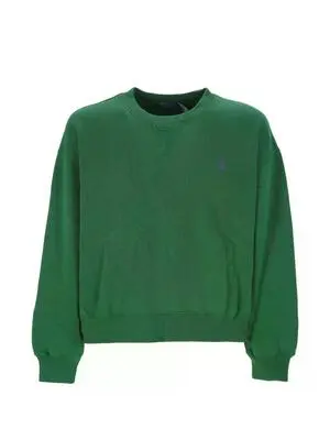Polo Ralph Lauren Embroidered Logo V-insert Sweater - Green