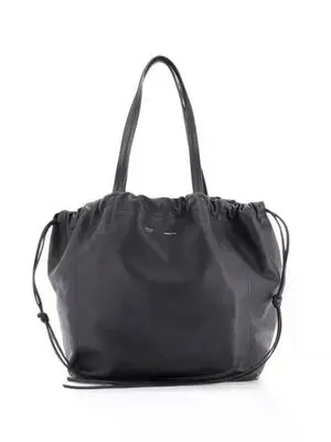 Celine Coulisse Leather Large Shoulder Bag