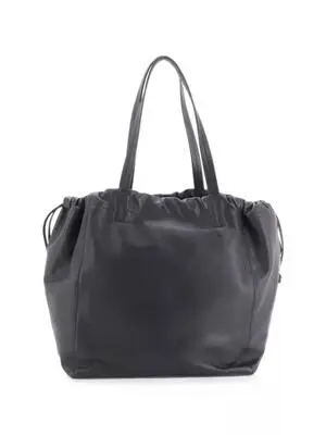 Celine Coulisse Leather Large Shoulder Bag