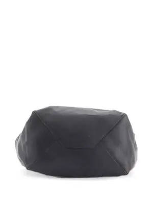 Celine Coulisse Leather Large Shoulder Bag