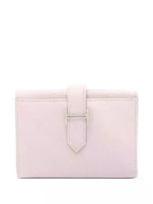 Hermès Bearn Trifold Wallet - Pink