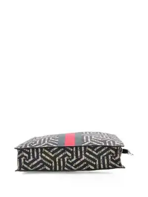 Gucci Convertible Soft Open Caleido Gg Coated Canvas Tote Bag