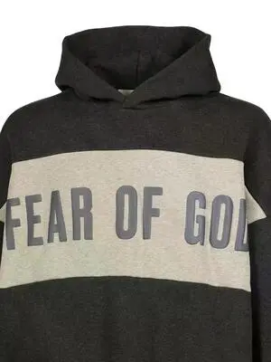 ESSENTIALS Cropped Panelled Hoodie