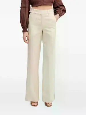 SILVIAN HEACH Pressed-crease Wide-leg Trousers