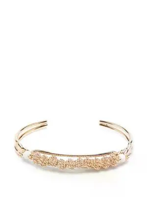 Isabel Marant Étoile Engraved Chain Cuff Bracelet - Gold