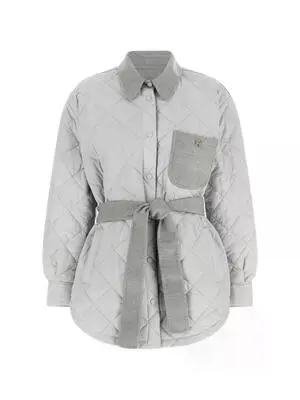Fabiana Filippi Quilted Belted Jacket