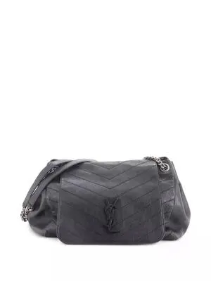 Saint Laurent Nolita Satchel Matelasse Chevron Leather Shoulder Bag