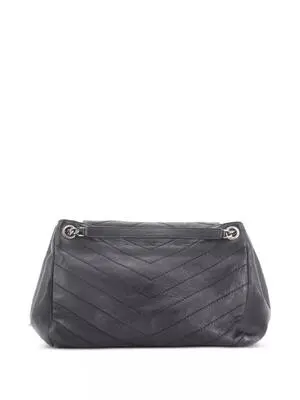 Saint Laurent Nolita Satchel Matelasse Chevron Leather Shoulder Bag