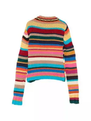 Dolce & Gabbana 2000s Striped Chunky-knit Sweater