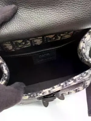 Dior 2010s Gallop Oblique Patterned Backpack