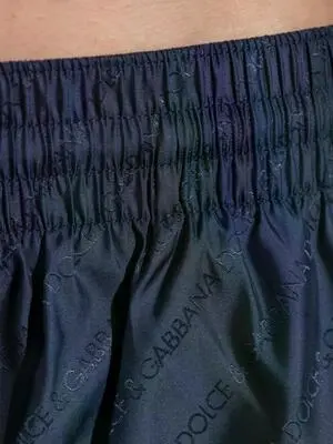 Dolce & Gabbana Logo-jacquard Drawstring Swim Shorts