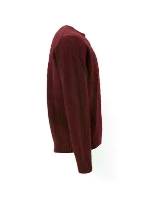 Eleventy Cable-knit Crew Neck Sweater