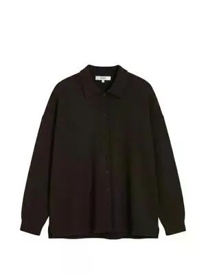 Chinti & Parker Button-up Collared Cardigan - Brown