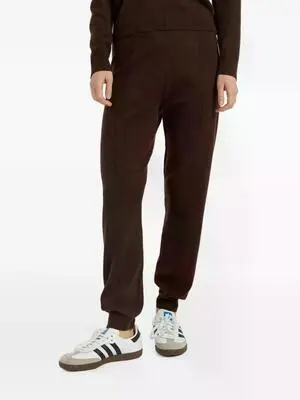 Chinti & Parker Seam Detail Cuffed Track Pants - Brown