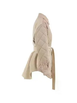 Fabiana Filippi Diamond-quilted Belted Jacket