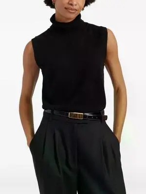 Chinti & Parker Basics High-neck Knitted Sleeveless Top