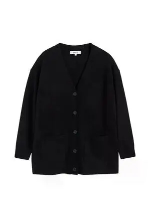 Chinti & Parker Button-up Patch-pocket Cardigan - Black