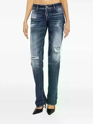 Dsquared2 Distressed Cut-out Jeans
