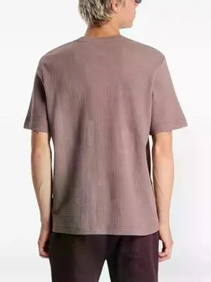 Hugo Austin Waffle-knit Logo-patch Cotton T-shirt