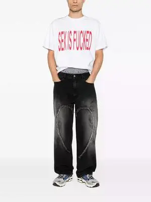 CARNE BOLLENTE Loose-fit Jeans - Black