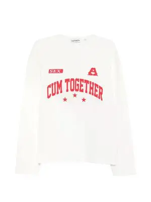 CARNE BOLLENTE Together Again Long-sleeve T-shirt - White