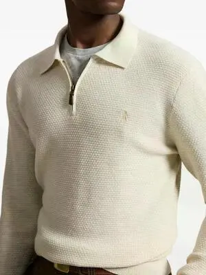Polo Ralph Lauren Washable Wool Quarter-zip Polo