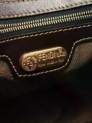 Fendi 2000s Zucca Monogram Top Handle Bag