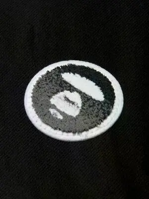 AAPE BY *A BATHING APE Logo Print Zip-up Hoodie