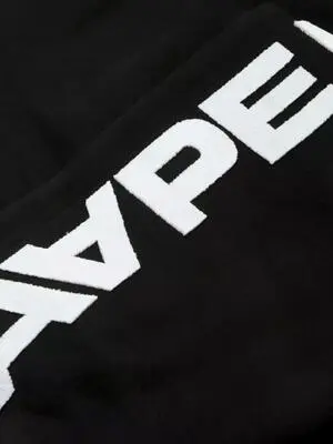 AAPE BY *A BATHING APE Logo Print Zip-up Hoodie