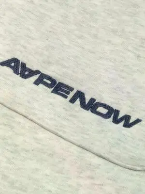 AAPE BY *A BATHING APE Aapenow Moonface Logo-patch Track Pants - Grey