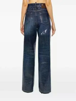 Dsquared2 Sequin-embellished Baggy Jeans