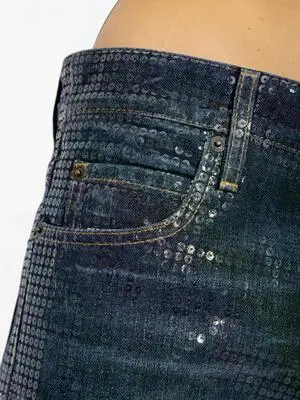 Dsquared2 Sequin-embellished Baggy Jeans