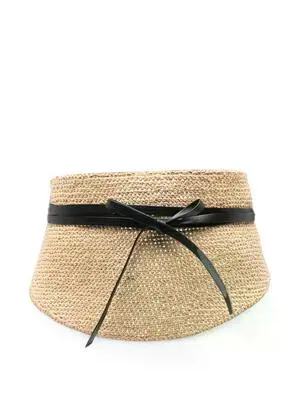 DEHANCHE Undone Corset Raffia Belt