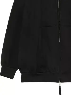 THOM KROM Neoprene Zip-up Hoodie