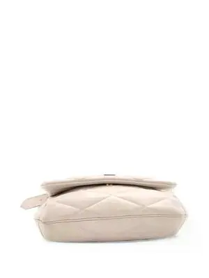 Saint Laurent Le 57 Quilted Leather Shoulder Bag - Neutrals