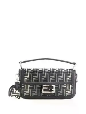 Fendi Baguette Nm Bag Zucca Pu Medium Shoulder Bag