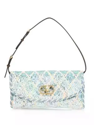 Valentino Garavani Devain Small Shoulder Bag With Rhombelle Embroidery