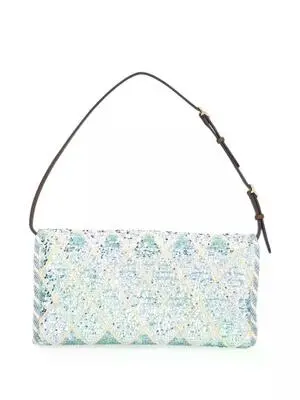 Valentino Garavani Devain Small Shoulder Bag With Rhombelle Embroidery