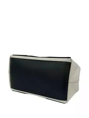 Balenciaga Navy Cabas Tote Bag - White