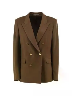 Tagliatore Double-breasted Peak Lapel Jacket