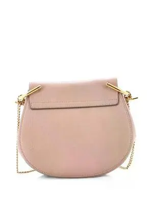 Chloé Drew Leather Mini Crossbody Bag - Pink