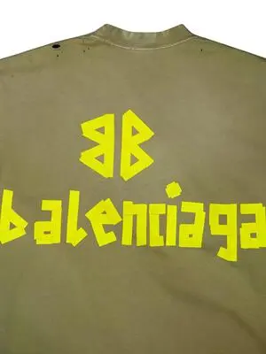 Balenciaga Logo Print Cotton T-shirt